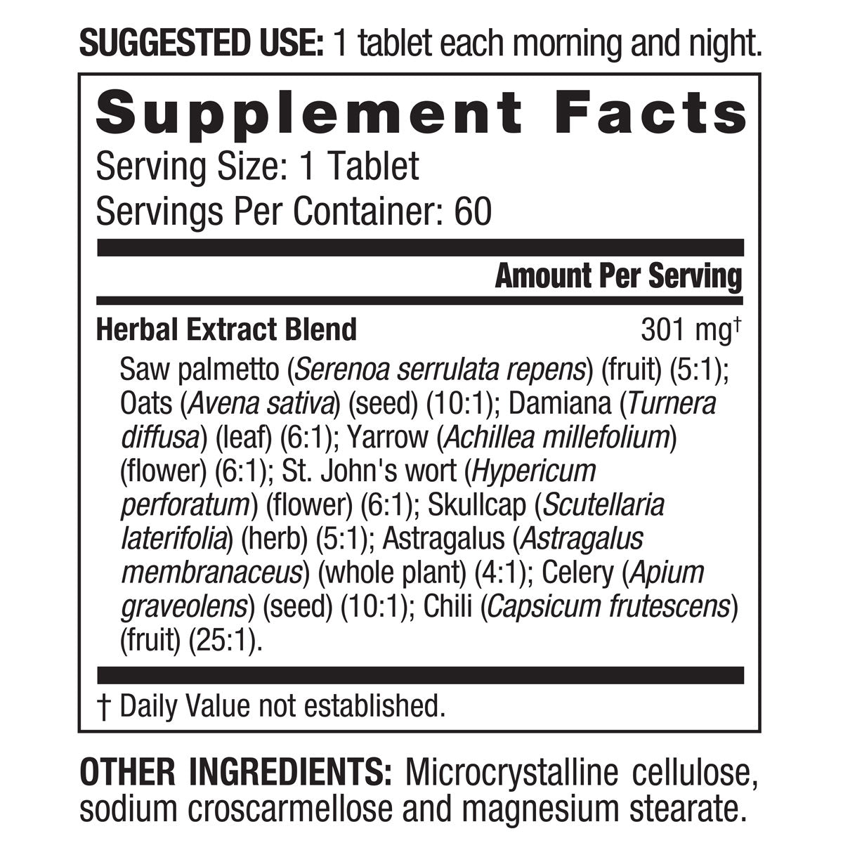 NeoLife Masculine Herbal Complex - Helps Men Regain Energy and Vitality ...