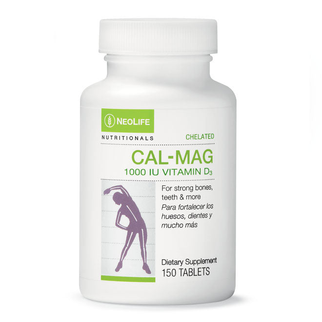 NeoLife Chelated Cal-Mag with 1000 IU Vitamin D3 (Tablets) Calcium ...